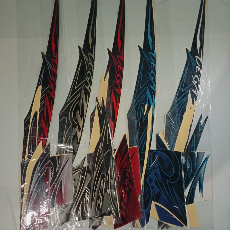 Jual Stiker Striping Sticker Yamaha Vega ZR 2010 List Les Body Motor ...