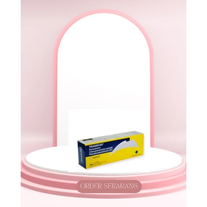 Jual Transifar / 100 kaplet -- Obat Batuk Pilek Panas pereda Flu Demam ...