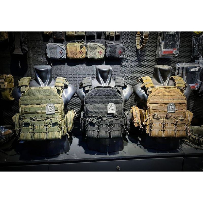 Jual Rompi bodyvest durhaim TNI Brimob body armor body vest black mamba ...