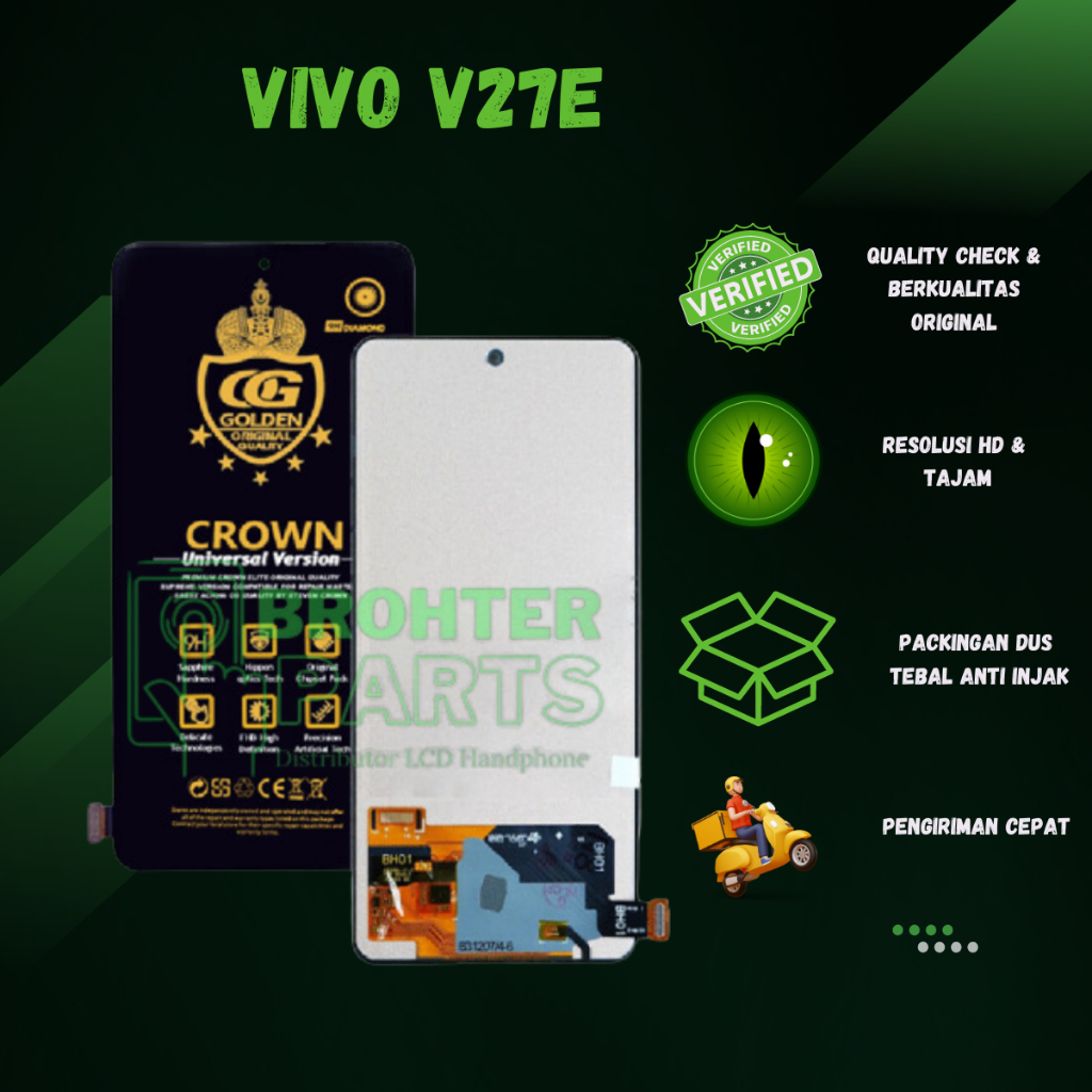 Jual LCD VIVO V27E / V2237 TOUCHSCREEN COMPLETE FULLSET | Shopee Indonesia