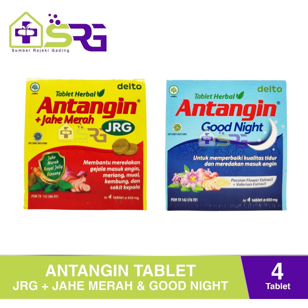 Jual Antangin Strip 4 Tablet - Obat Herbal Masuk Angin dan Susah Tidur ...