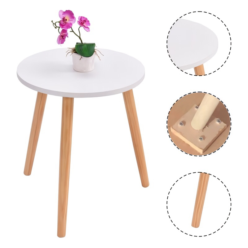 Jual Meja Bulat Minimalis Terlengkap & Harga Terbaru Mei 2026 | Shopee ...