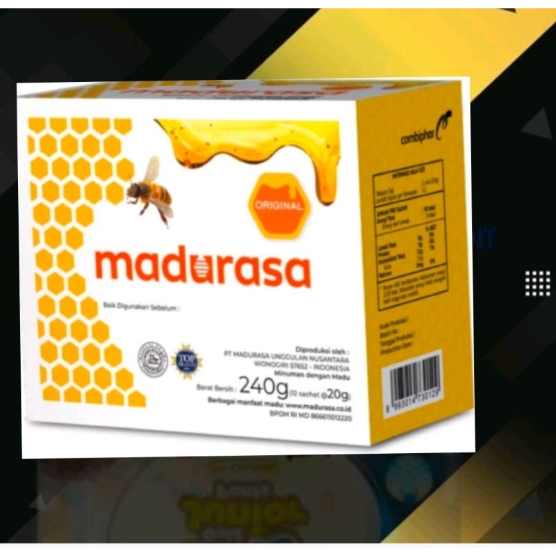 Jual Madu rasa original sachet-box of 12 sachet | Shopee Indonesia
