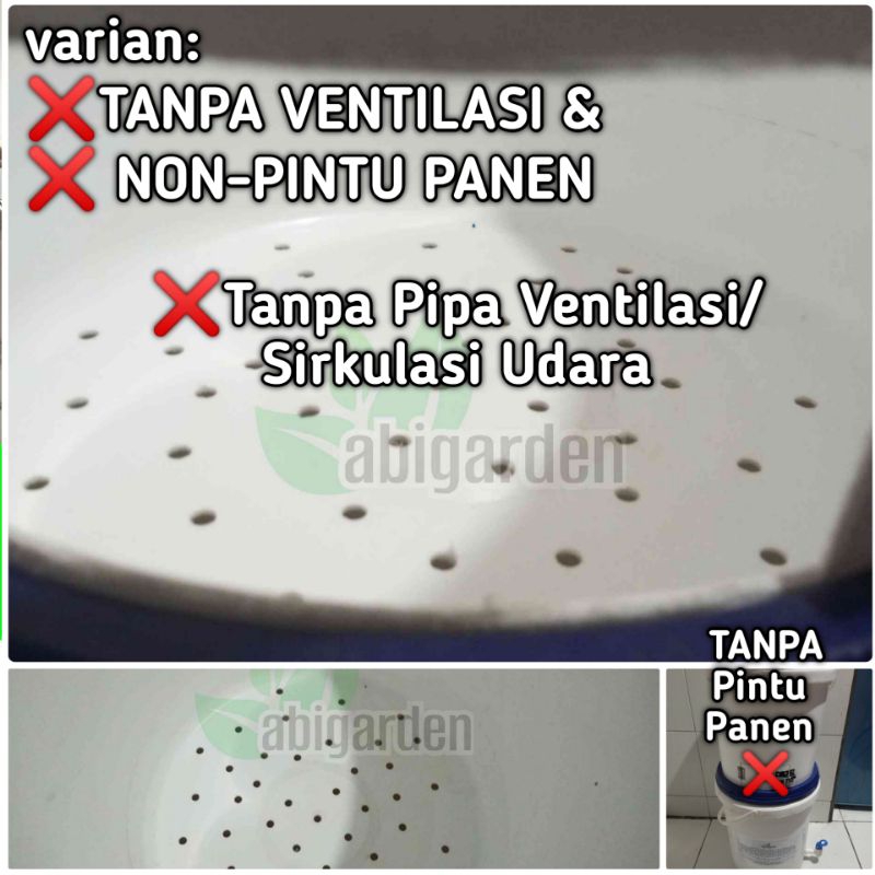 Jual Paket Komposter Ember Tumpuk Pengolahan Sampah Organik Kompos ...