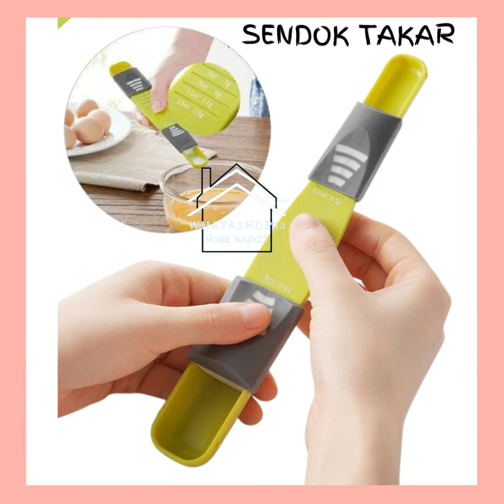 Jual JY066 Sendok Takar Geser Sliding Measuring Spoon | Shopee Indonesia
