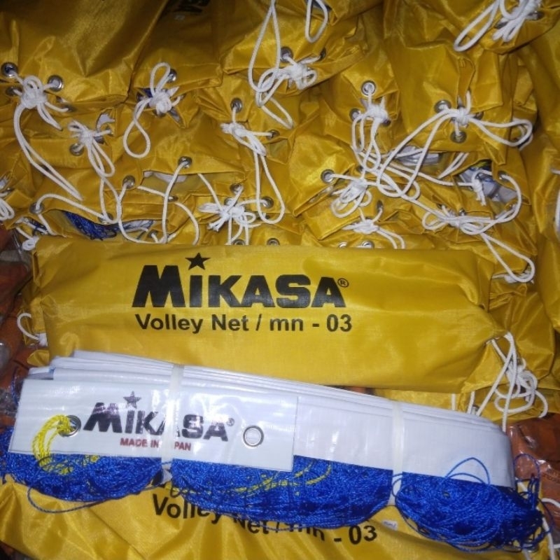 Jual Net Voli Mikasa sudah ada tali slink nya cocok buat latihan ...