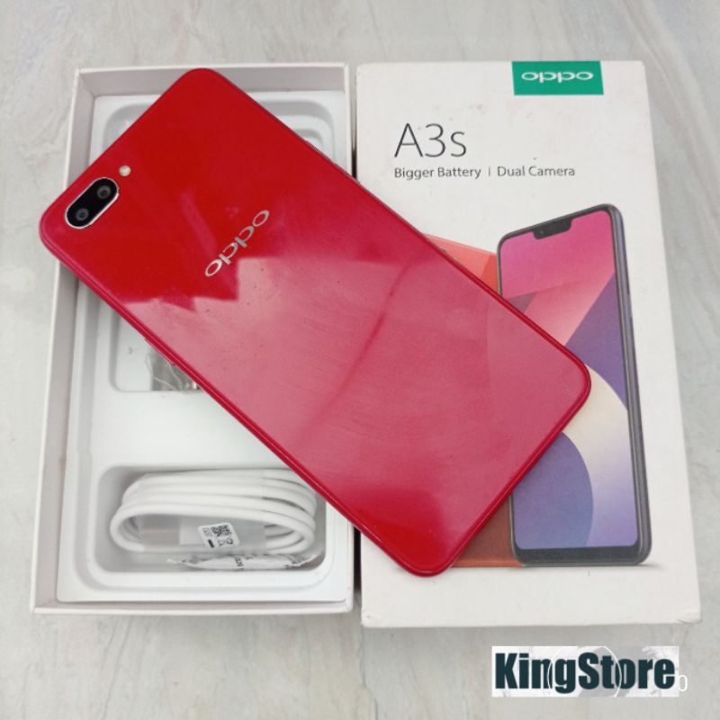 Jual OPPO A3S 2/16 SECOND RESMI FULLSET | Shopee Indonesia