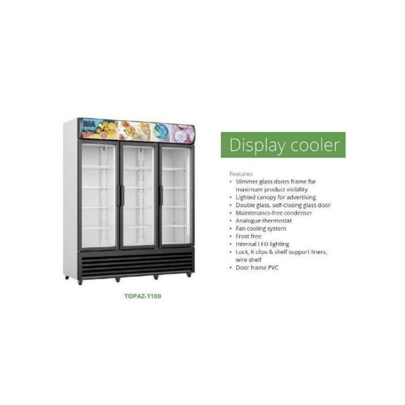 Jual RSA Kulkas Showcase 3 pintu Topaz 1100 / Topaz1100 1065 Liter ...