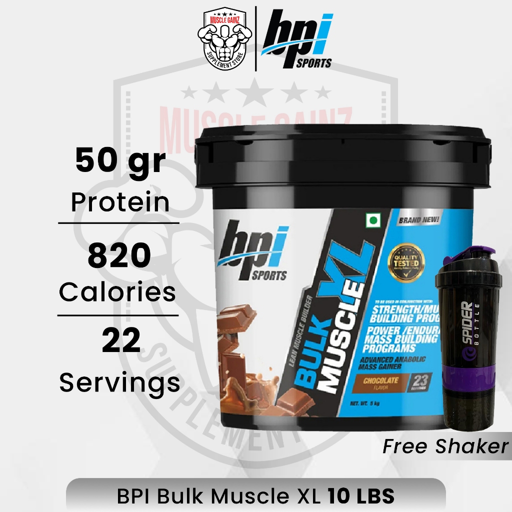 Jual BPI Bulk Muscle XL Nmass Masstech Gainer Penambah Berat Badan ...
