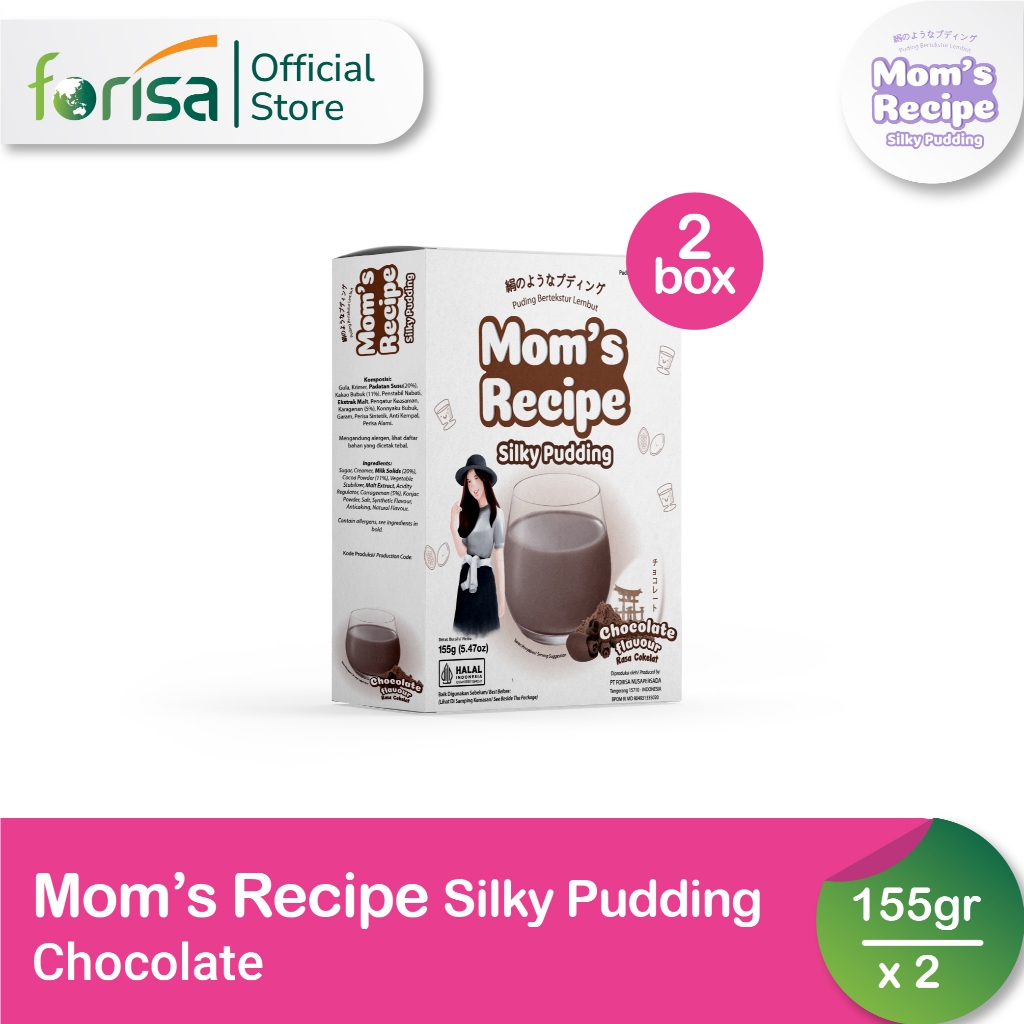 Jual Mom's Recipe Silky Pudding Rasa Chocolate 155 gr 2 Box | Shopee ...