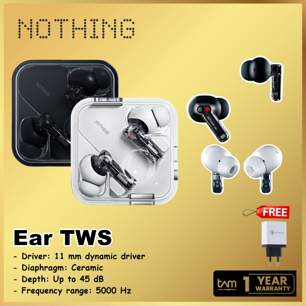 Jual Nothing Ear TWS True Wireless Earbuds with ChatGPT Integration ...