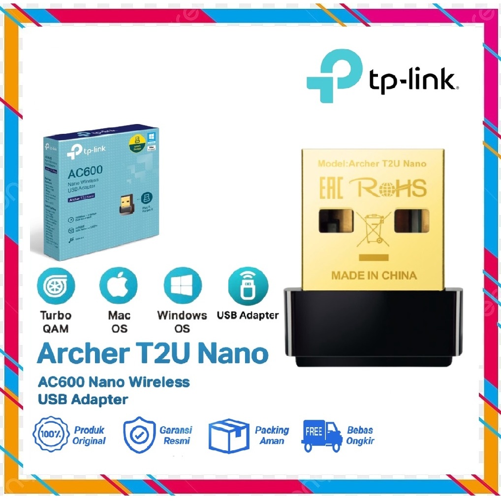 Jual USB Wifi TPLINK TP-Link 5G /Tp-link Archer T2U Nano Dual Band 2 ...