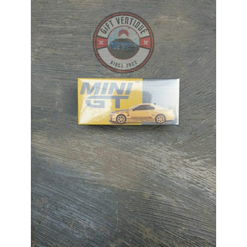 Jual Mini GT Minigt MGT 676 Nissan Skyline GTR R34 Top Secret Gold ...