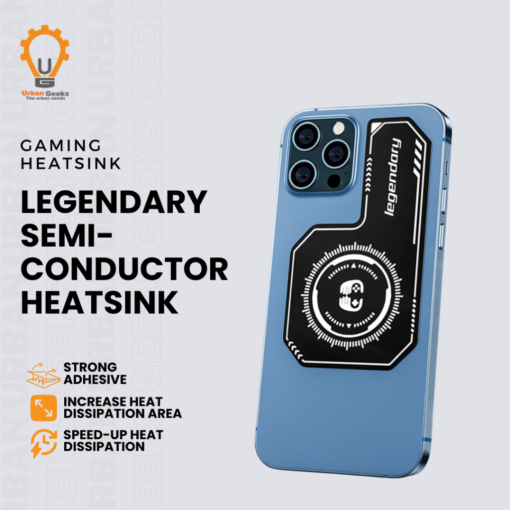 Jual Heatsink Legendary Alumunium Pad Sticker Pendingin Smartphone ...