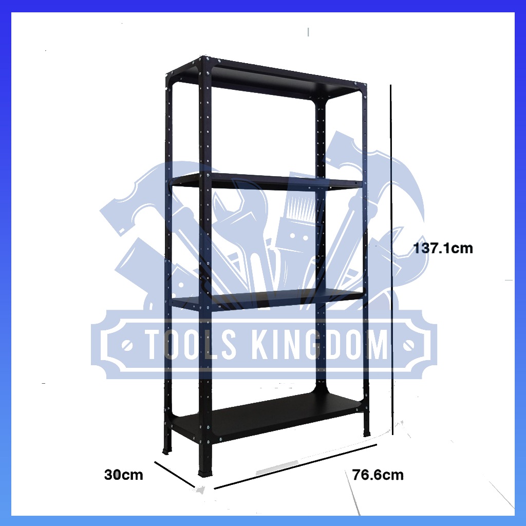 Jual Rak Besi 4 Susun KENMASTER RS-374M - Rak Besi Serbaguna 4 Susun ...
