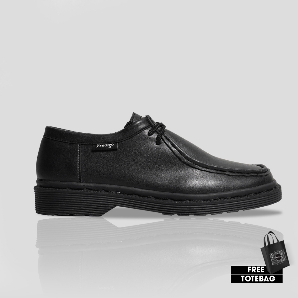 Jual Prodigo * Sepatu Pria Jepara Full Black | Sepatu Low Boots ...