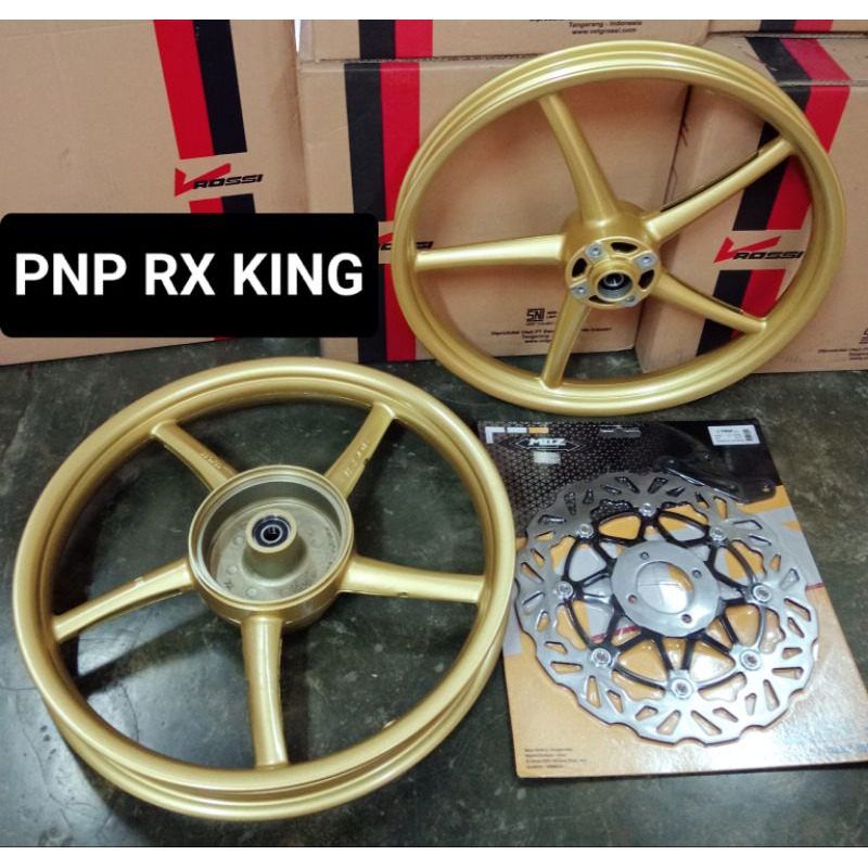 Jual VELG PELAK RACING V ROSSI SANCA PNP RX KING RING 17 PLUS DISC ...