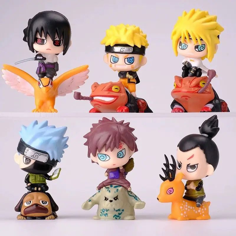 Jual naruto sasuke hatake kakashi nara Shikamaru gaara set action ...