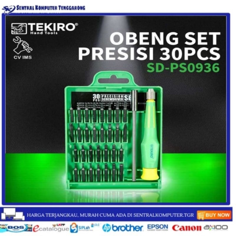 Jual Tekiro Set Obeng Presisi 30pcs/ Obeng Set 30in1/ Tools - Alat Perkakas | Shopee Indonesia