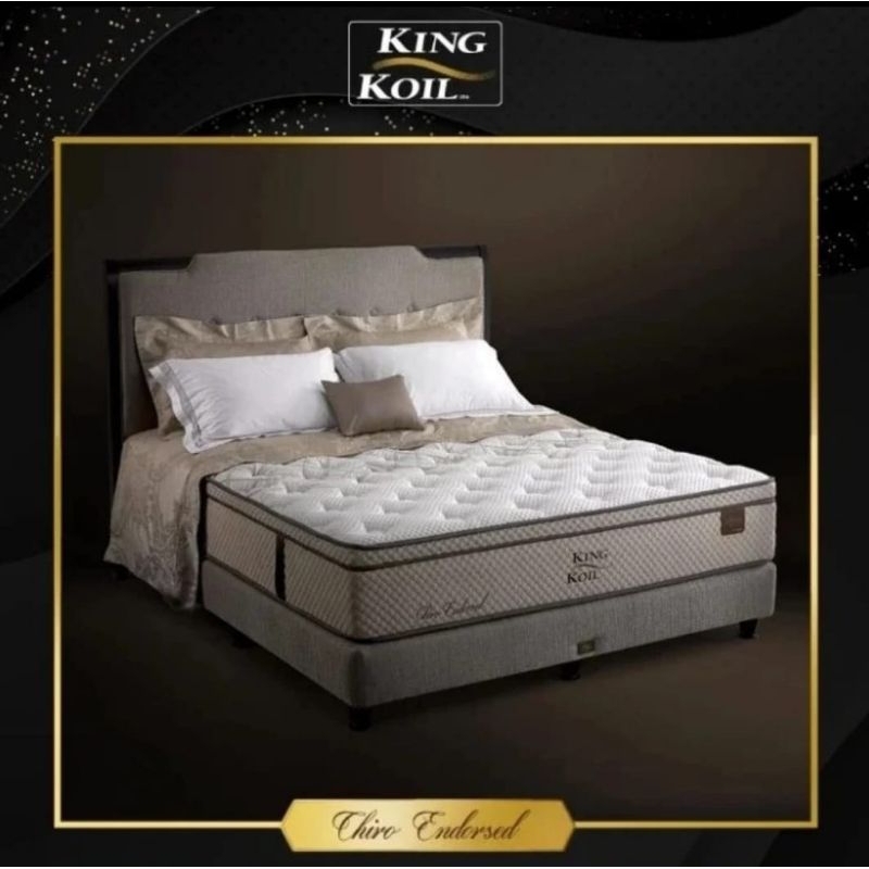 Jual KING KOIL CHIRO ENDORSED 160 180 200 Full Set Springbed Kasur / King Koil CE | Shopee Indonesia