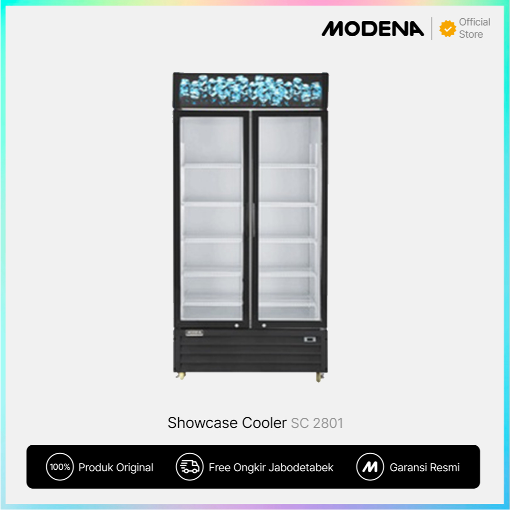 Jual MODENA Showcase Cooler - SC 2801 L | Shopee Indonesia