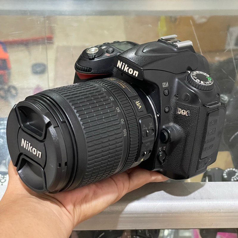 Jual kamera nikon D90 + lensa 18-105mm | Shopee Indonesia