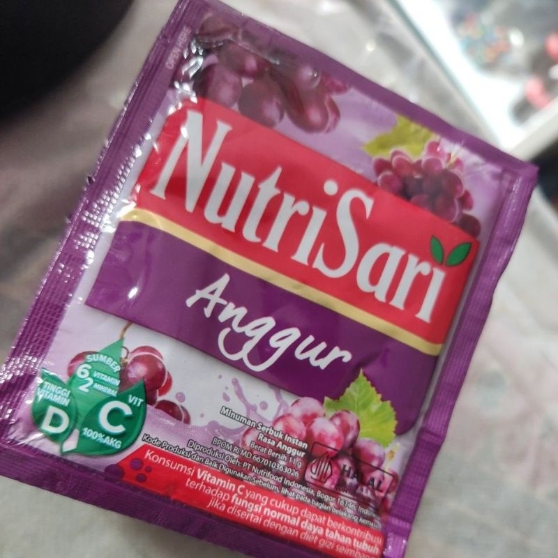 Jual Nutri Sari Anggur 11g | Shopee Indonesia