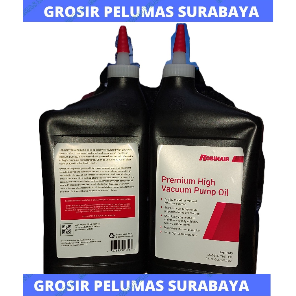 Jual Original Premium High Vacuum Pump Oil / Oli Pompa Vakum pump ...