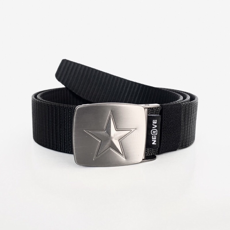 Jual NERVEINV Belt Sabuk Ikat Pinggang Star - Black | Shopee Indonesia