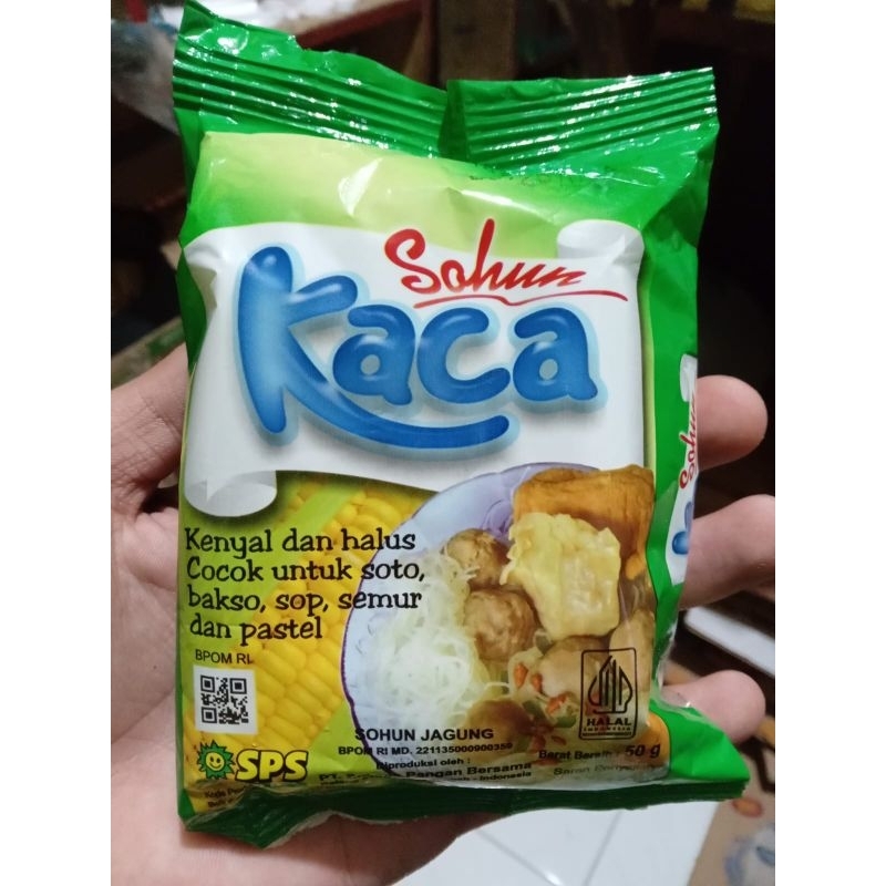 Jual Soun Kaca Soun Jagung 60 Gram Bahan Pokok Untuk Soto Baso Bakwan ...
