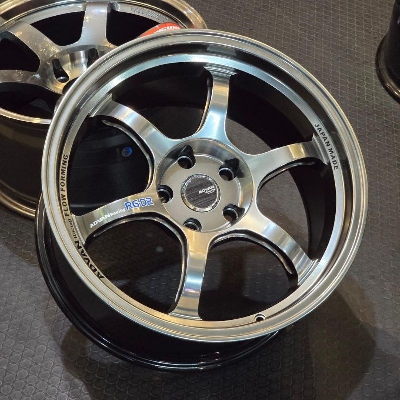 Jual velg mobil ring 18 lebar 9,5 ADVAN RG D2 FLOW FORMING velg racing mobil r18 velg mobil ...