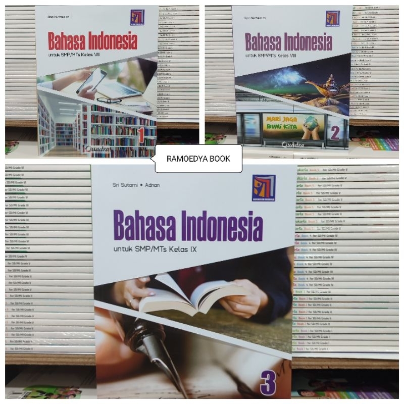 Jual Buku Bahasa Indonesia Smp Mts Kelas 7 8 9 Kurikulum Merdeka Quadra