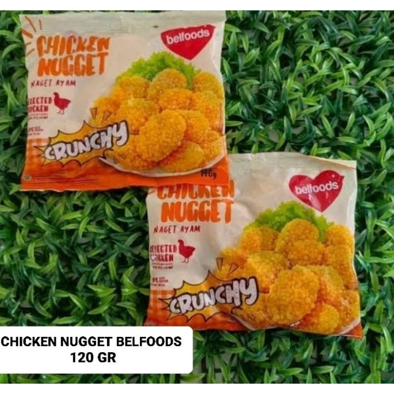 Jual CHICKEN NUGGET BELFOODS CRUNCHY 120 GR | Shopee Indonesia