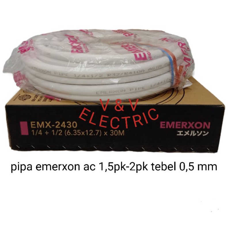 Jual pipa AC emerxon standard ukuran 1412 untuk AC 15 pk 2 pk ...