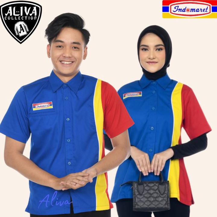 Jual Penjualan TerbaikCOD Seragam kerja pria dan wanita karyawan ...
