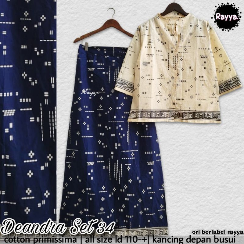 Jual Deandra set series batik ori by rayya | Shopee Indonesia