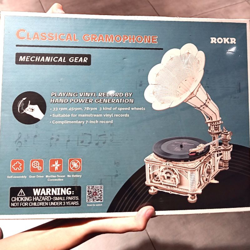 Jual ROKR CLASSICAL GRAMOPHONE MECHANICAL GEAR | Shopee Indonesia