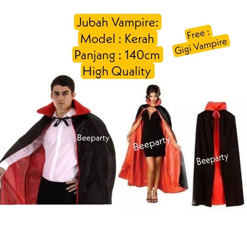 Jual Jubah Drakuka Kostum Vampire Halloween Cosplay | Shopee Indonesia