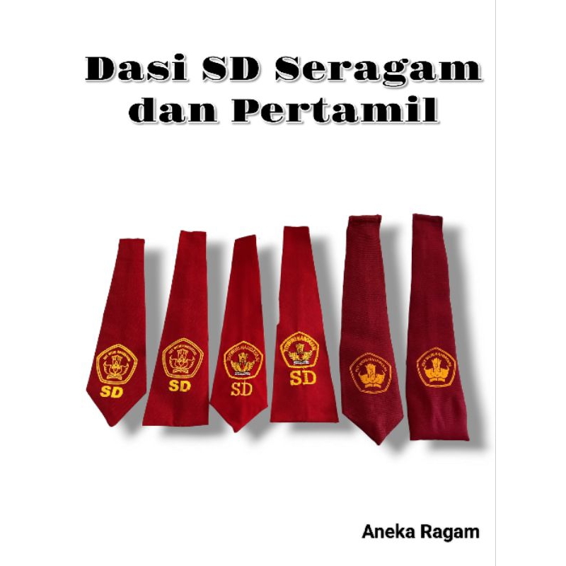 Jual Dasi sd bahan pertamil dan seragam | Shopee Indonesia