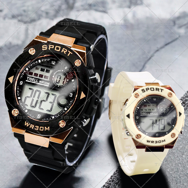 Jual Tisell - Antonio Jam Tangan Pria Digital Sport Waterproof/Jam ...