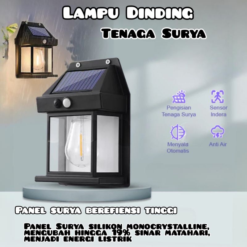 Jual Lampu Dinding Tenaga Surya Sensor Gerak Lampu Solar Taman Lampu ...