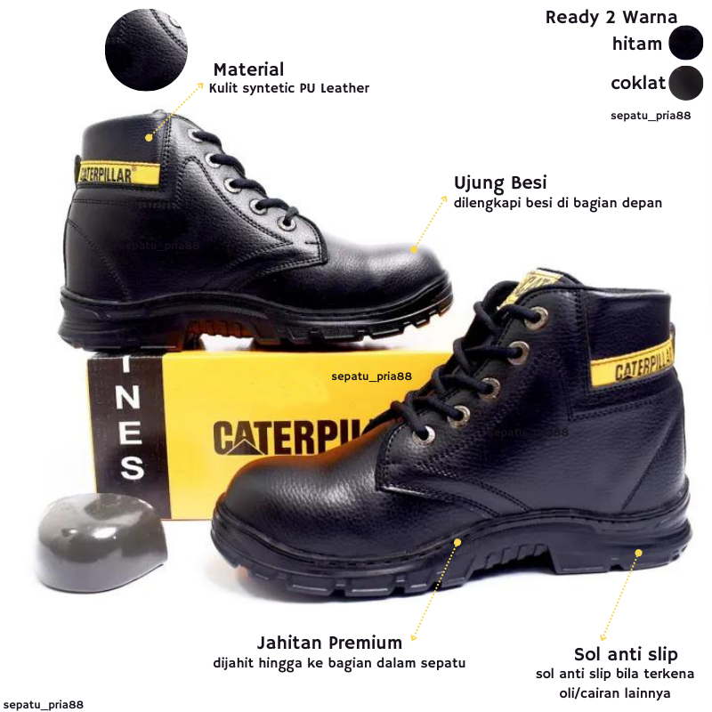Jual Safety safety sepatu safety kings Safety Safety Pria Ujung Besi ...
