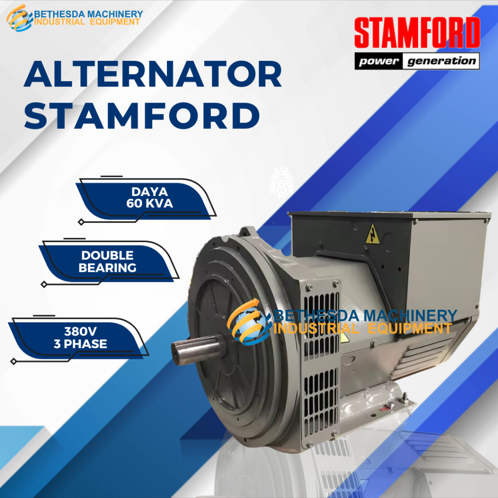 Jual Alternator Genset Stamford 65 Kva Double Bearing Generator 65Kva ...