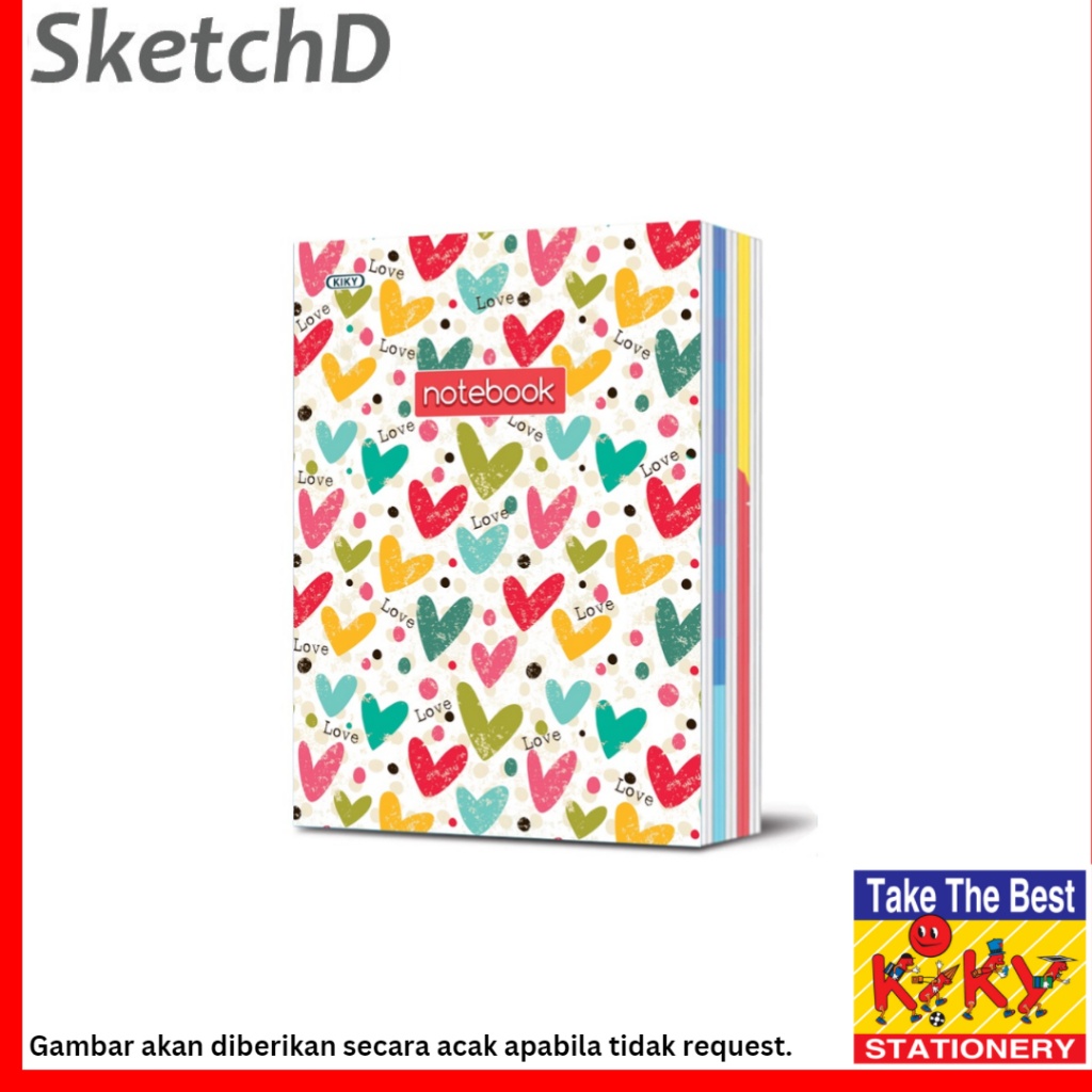 Jual Buku Tulis catatan diktat kuliah Kiky Note book 40 lembar - 21 x ...