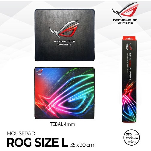 Jual Mousepad ROG Size L (35x30cm) | Shopee Indonesia