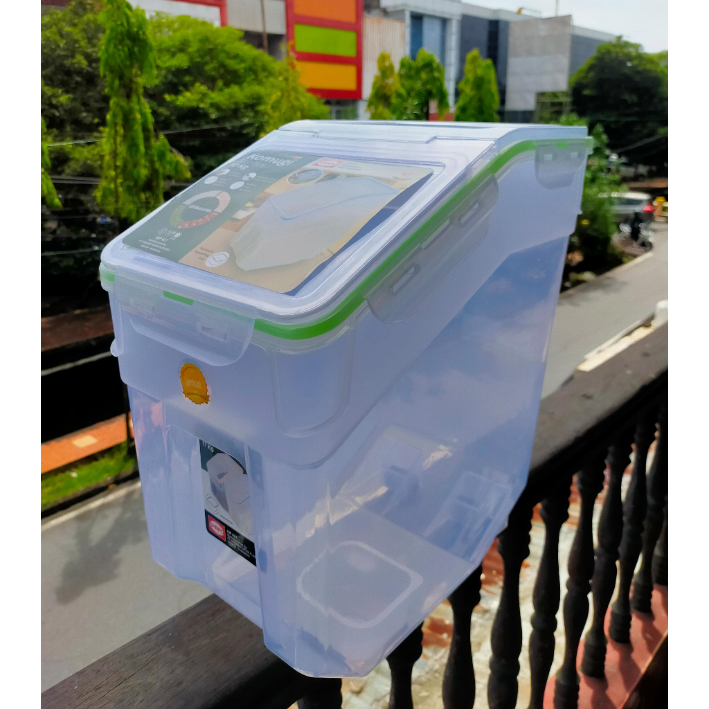 Jual Shinpo 417 Rice Box 17 Kg Tempat Beras Komugi Kotak Container Box ...