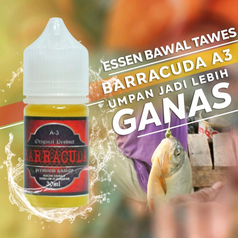 Jual Barracuda A3 Essen Umpan Mancing Ikan Bawal Harian Galatama Induk/Babon Isi 30ml Terbaik ...