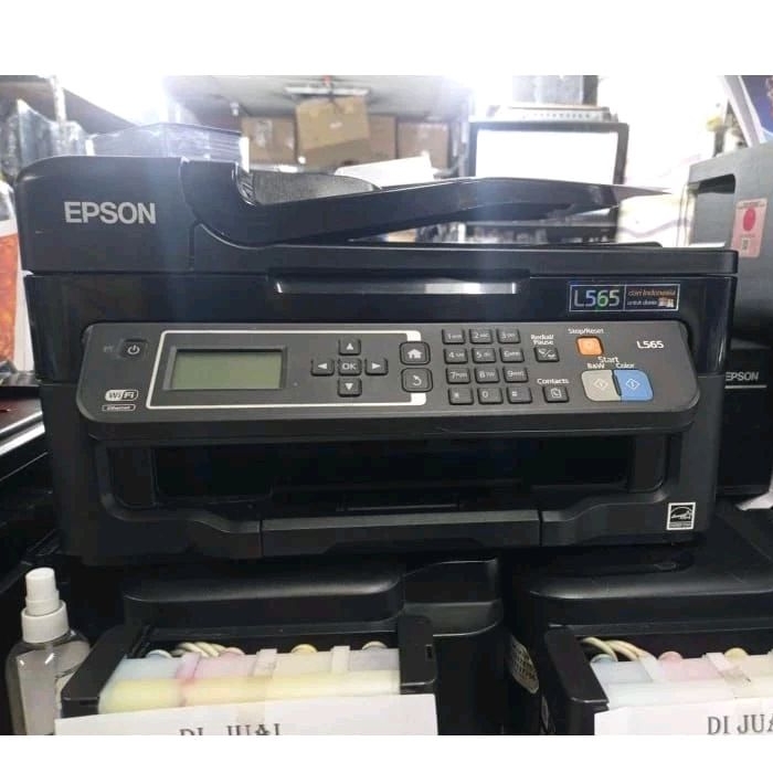 Jual EPSON L565 WIFI, PRINT, SCAN, COPY, ADF | Shopee Indonesia
