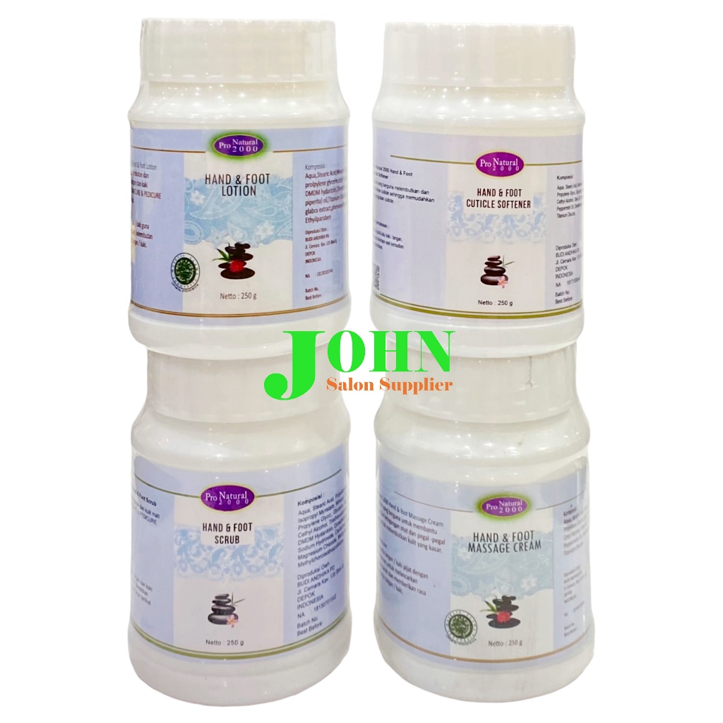 Jual Pro Natural 2000 – Hand and Foot Scrub Cuticle Softener Massage ...
