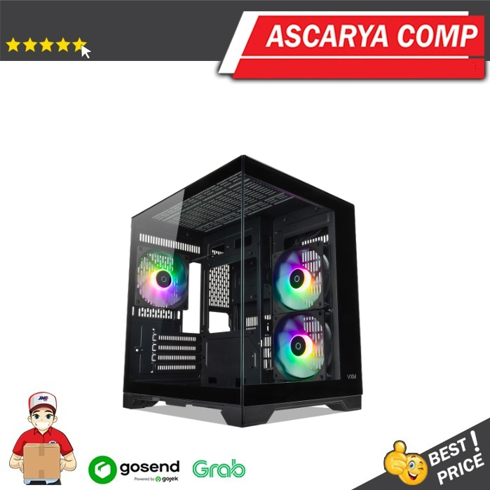 Jual Tecware VXM EVO Core Infinity TG RGB MATX Case, with 3x Fixed RGB ...